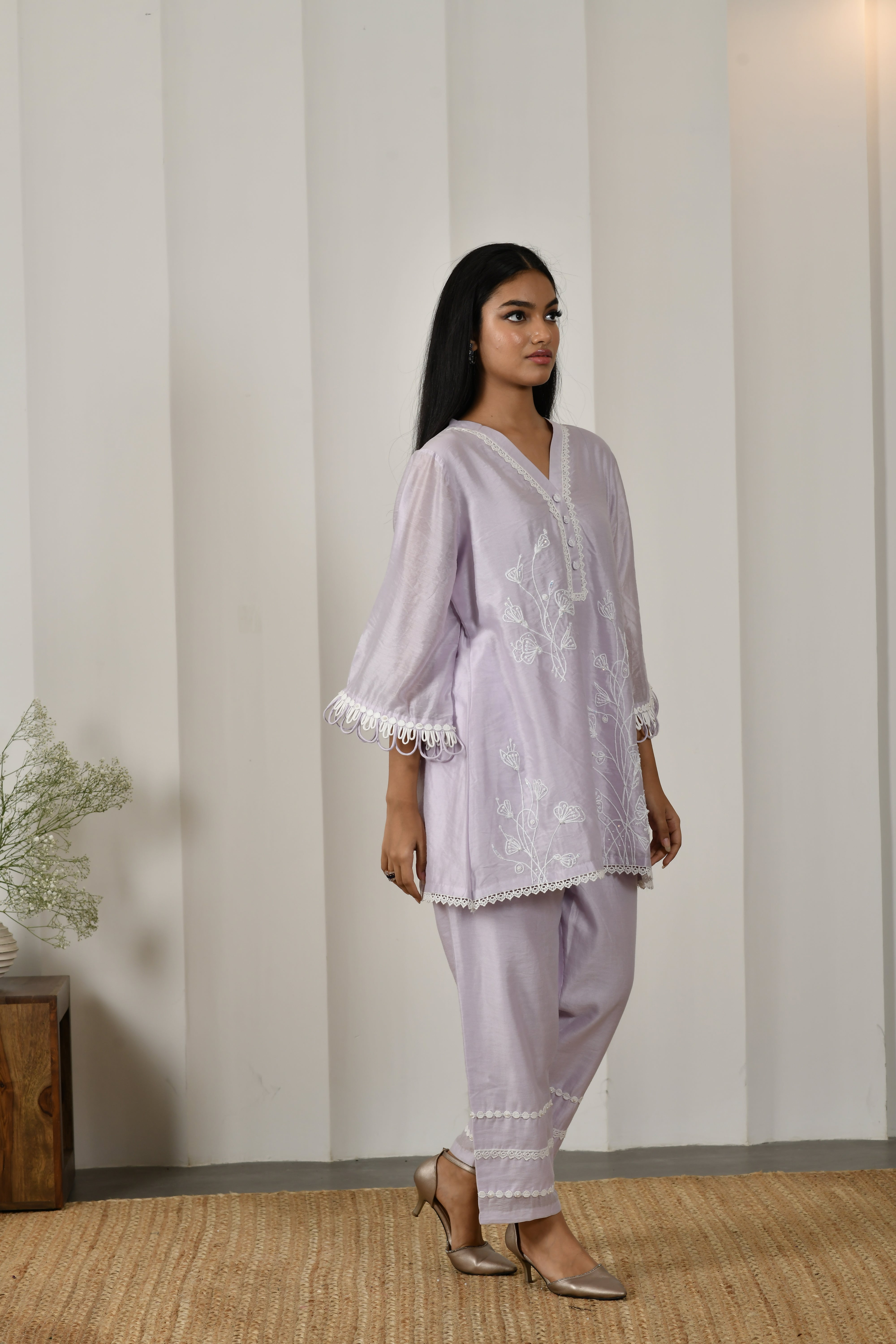 Lilac set – Vahni By Varnika Chadha